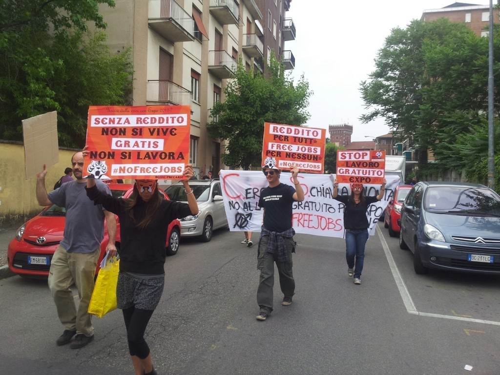 Expo 2015. San Precario contesta il lavoro gratuito - Contropiano
