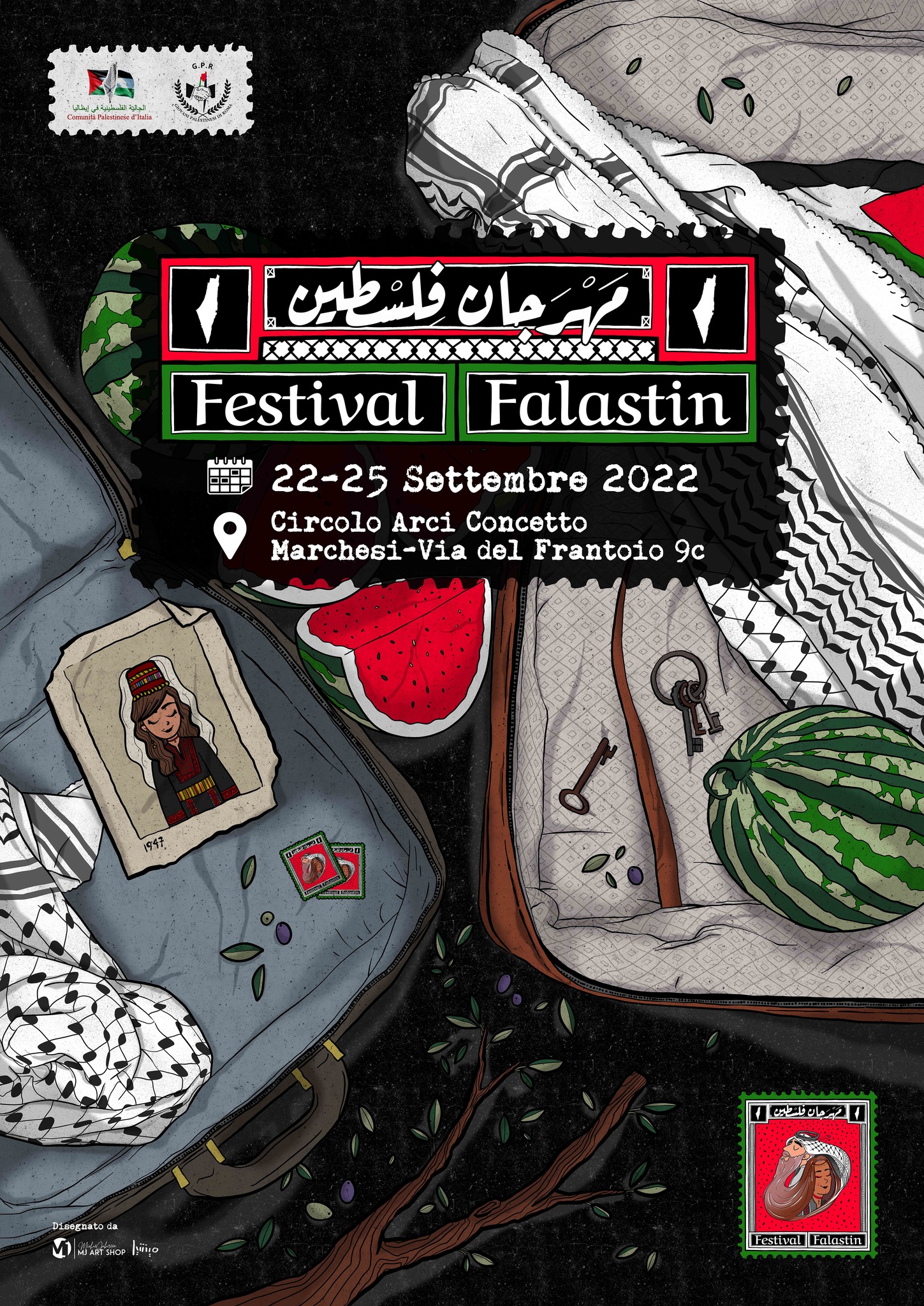 Roma. 22/25 Festival Falastin (Palestina). Terza edizione - Contropiano