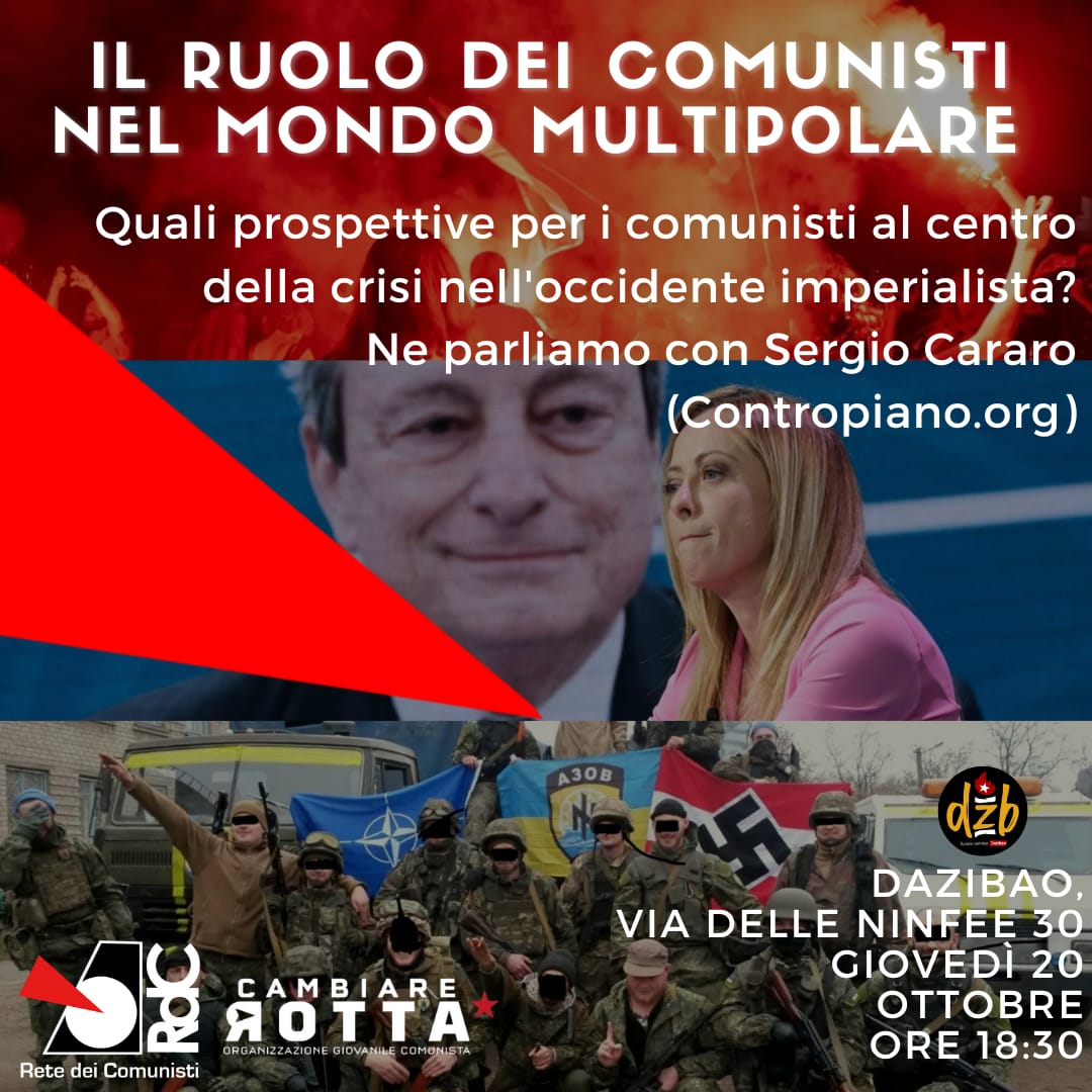 Roma. Il ruolo dei comunisti nel mondo multipolare - Contropiano