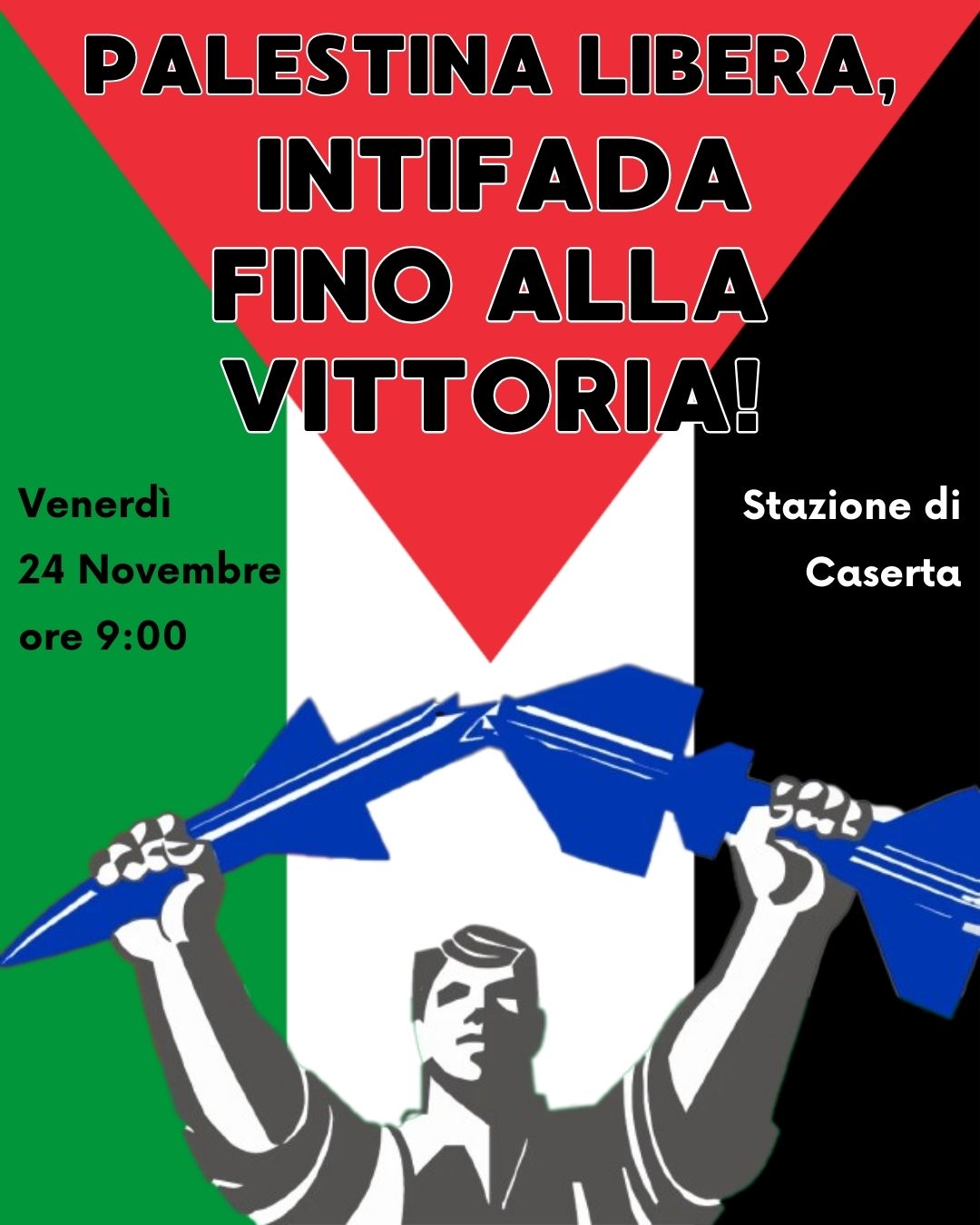 Caserta. Corteo per la Palestina libera - Contropiano